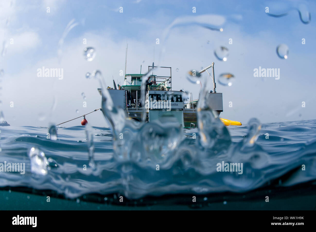Truth Aquatics SCUBA dive boat the Conception was burned while at sea ...