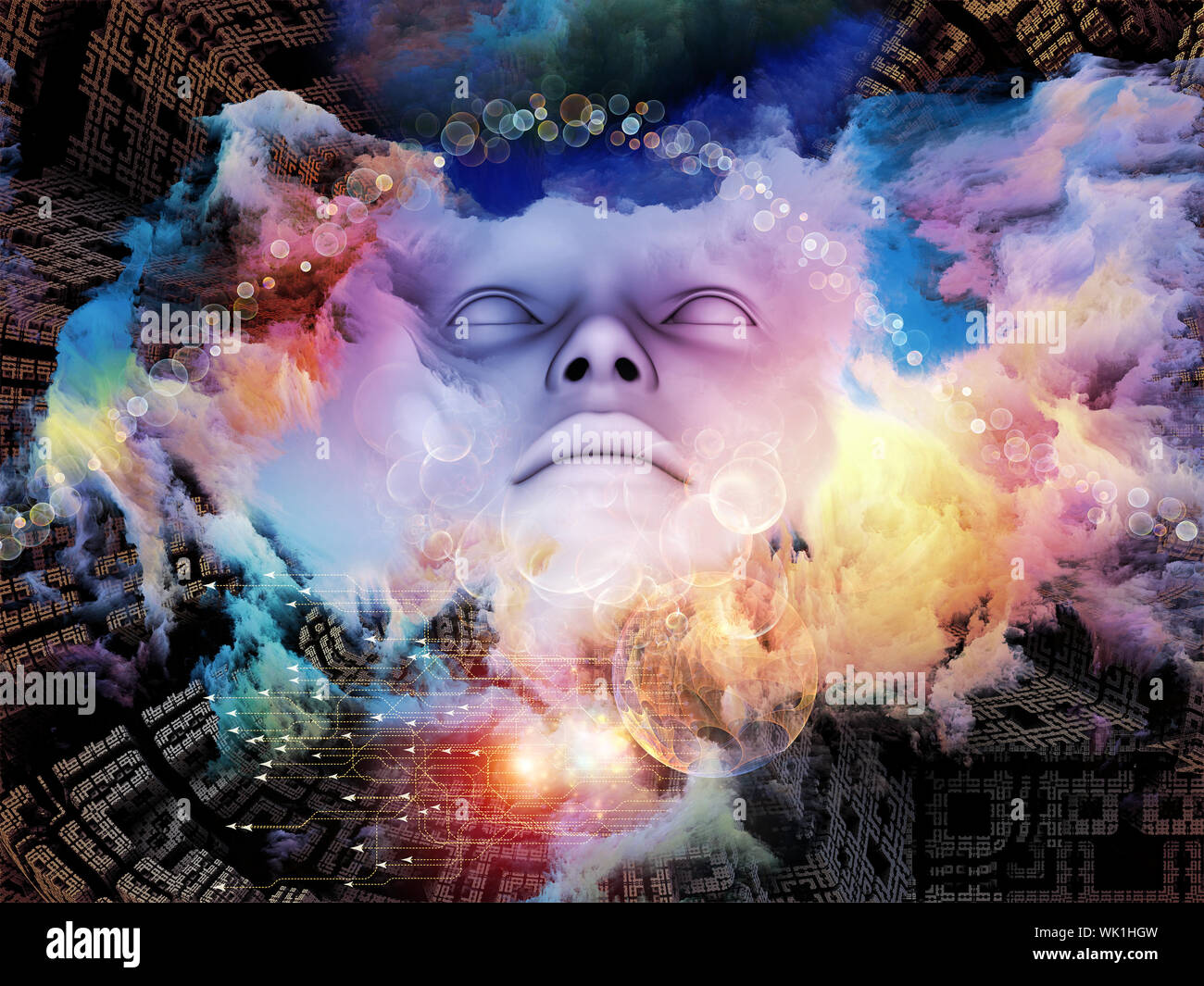 Beyond Human series. Interplay of human, fractal and natural forms on ...