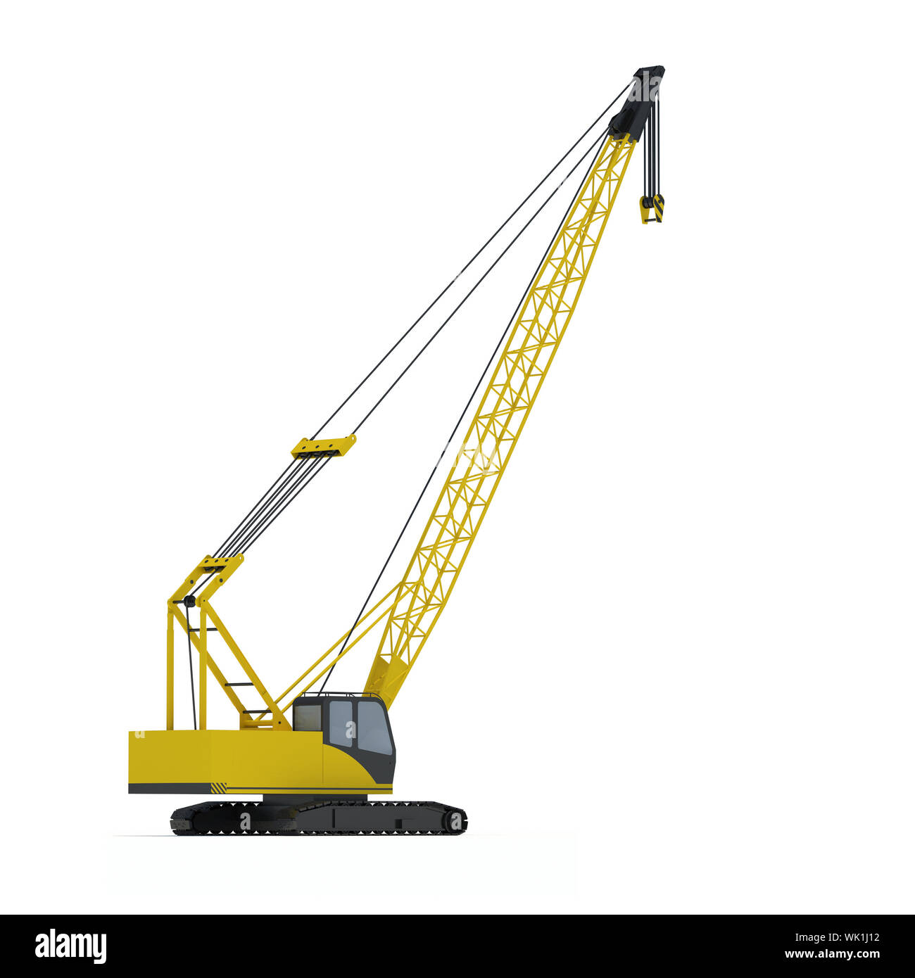 Tracked crane Cut Out Stock Images & Pictures - Alamy