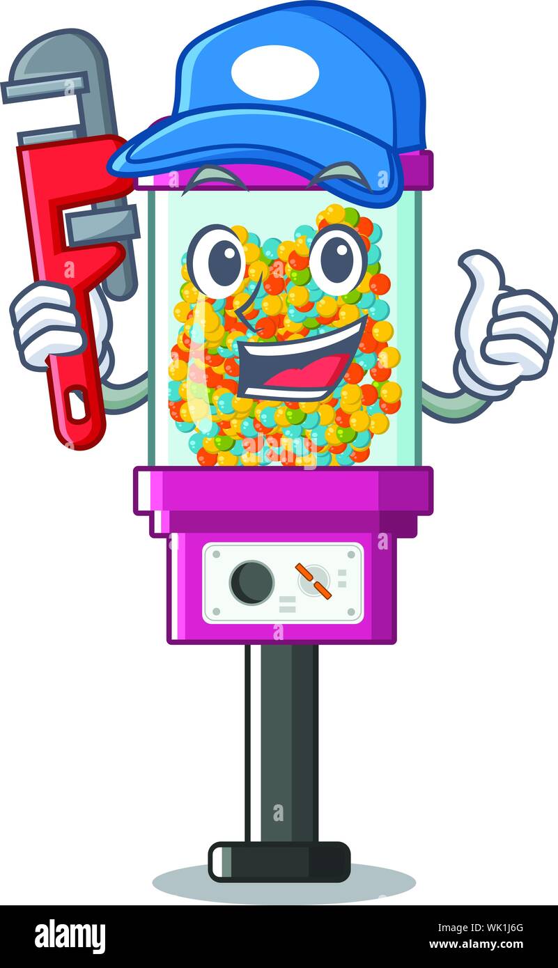 Plumber candy vending machine on the cartoon Stock Vector Image & Art ...