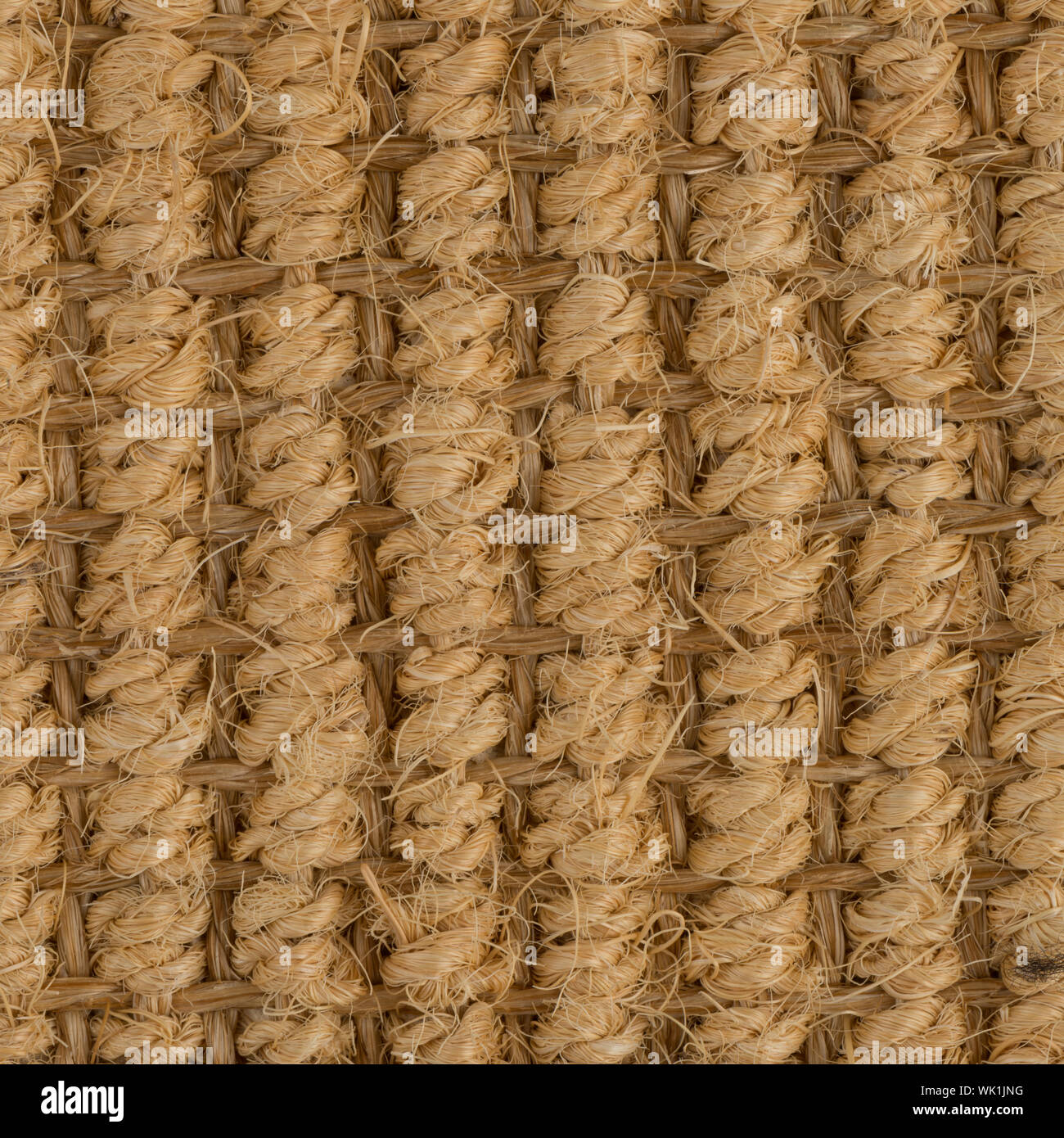 Closeup detail of a brown sisal carpet texture background Stock Photo ...
