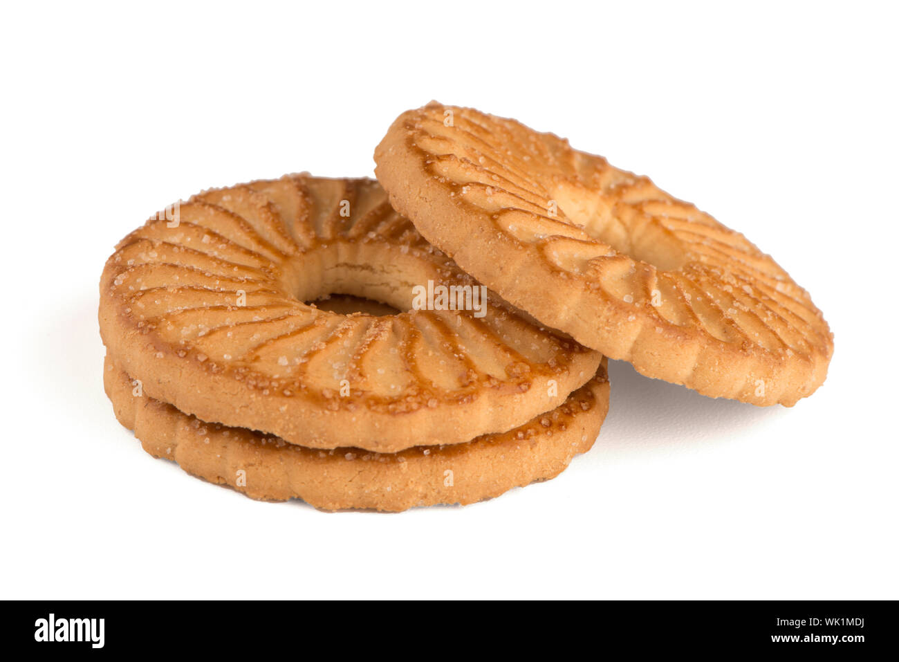 Butter pastry isolated on white background Stock Photo - Alamy