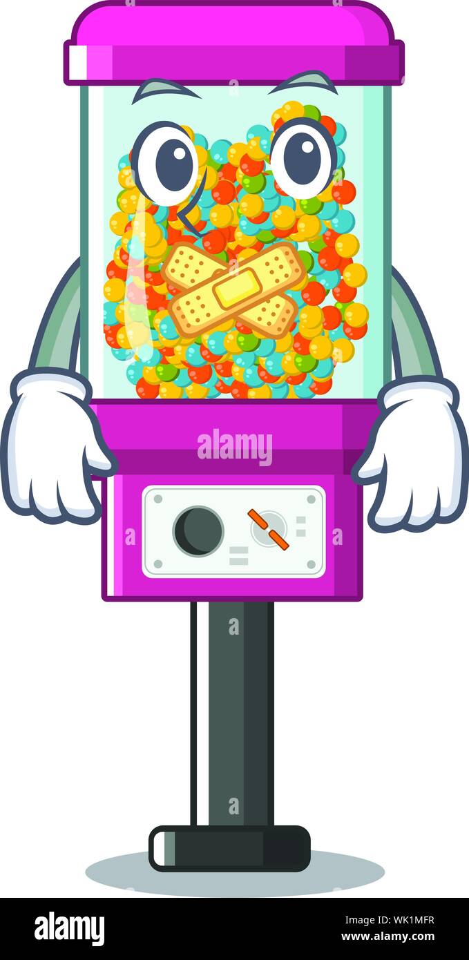 Silent candy vending machine on the cartoon Stock Vector Image & Art ...