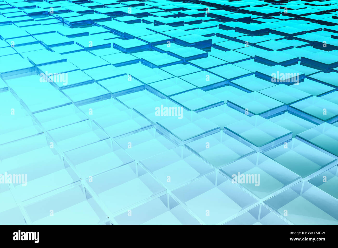 An image of a nice abstract turquoise glass cubes background Stock ...