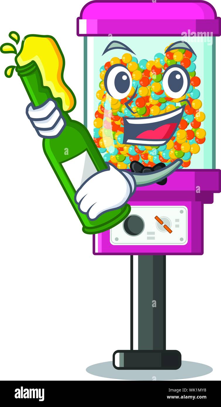 With beer candy vending machine on the cartoon Stock Vector Image & Art ...