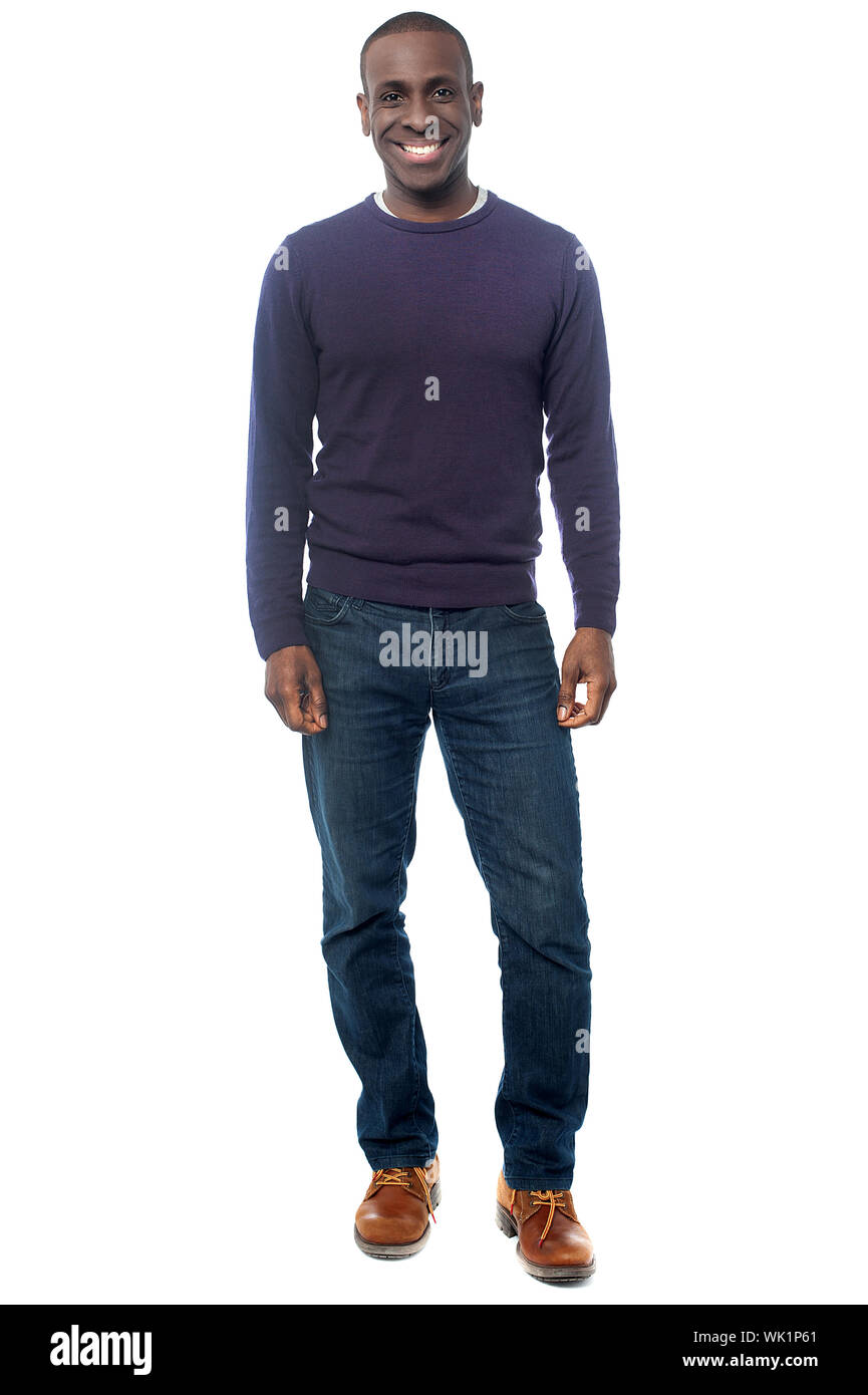 Trendy young smart smiling guy Stock Photo - Alamy