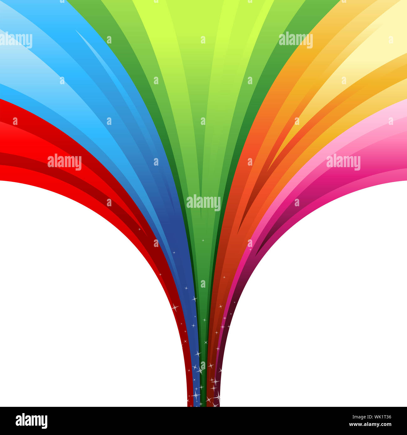 illustration of vector background with colorful splashes Stock Photo ...