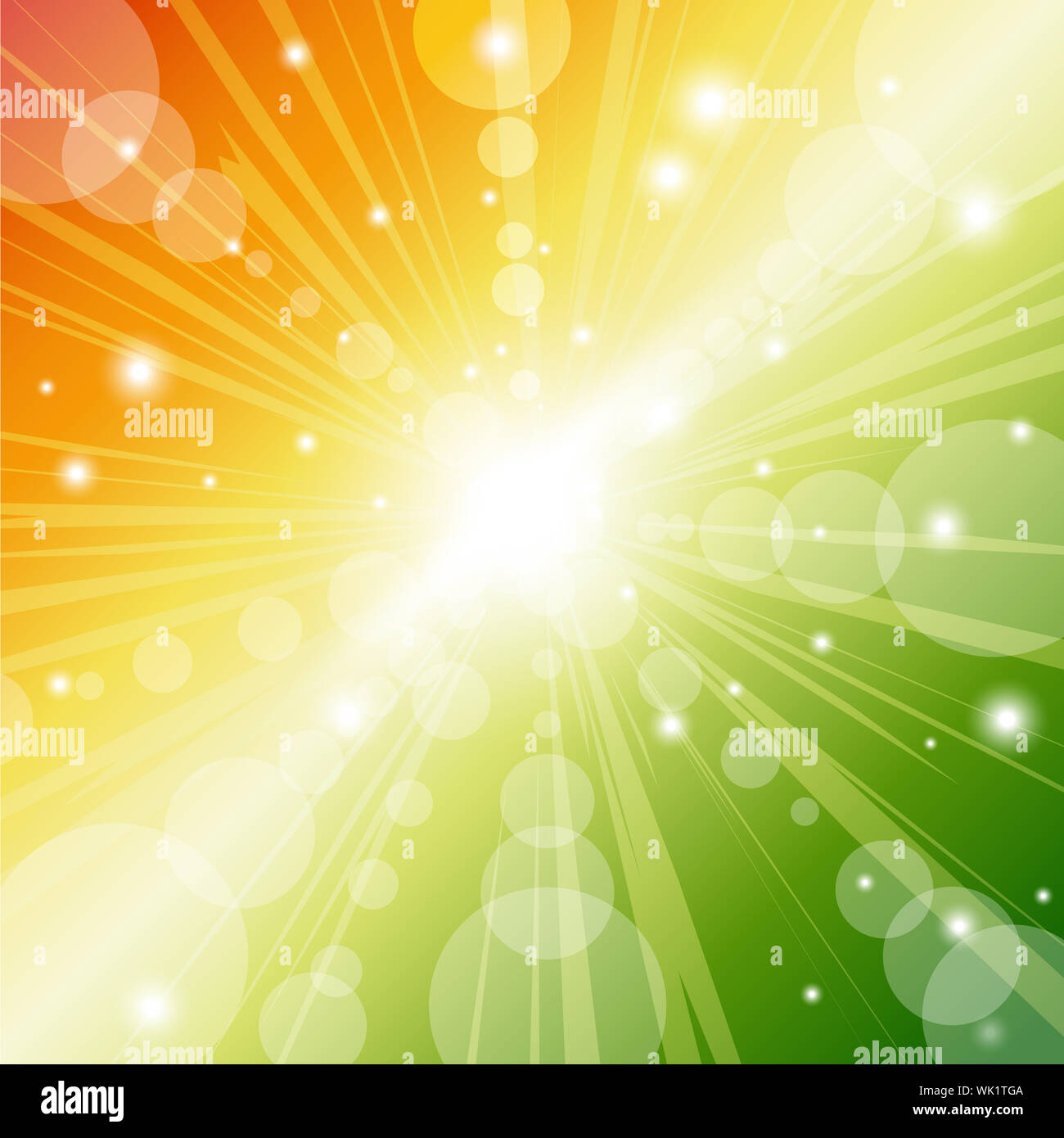 illustration of beautiful spring bokeh background Stock Photo - Alamy