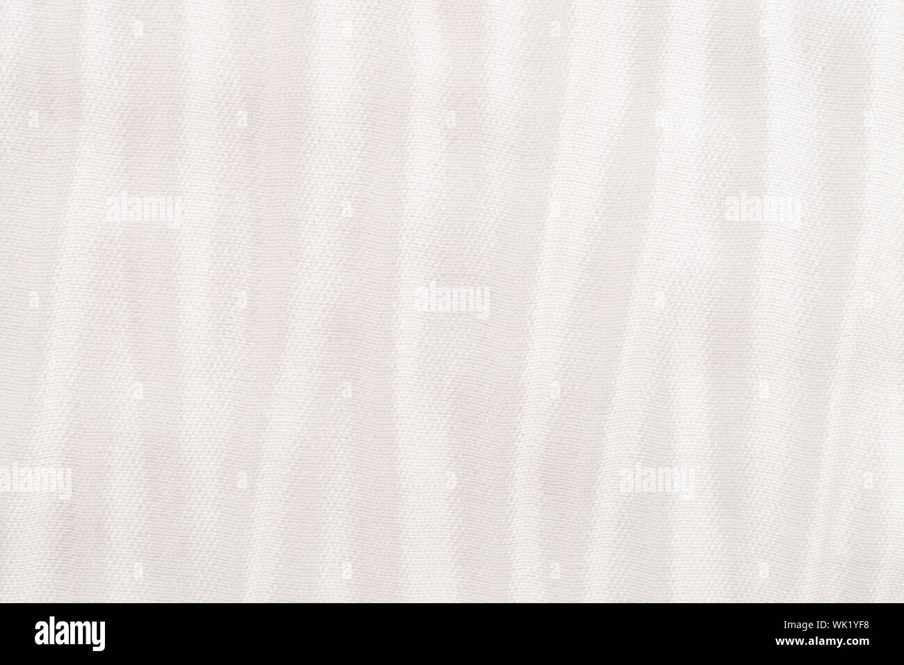 Closeup detail of white fabric texture background Stock Photo - Alamy