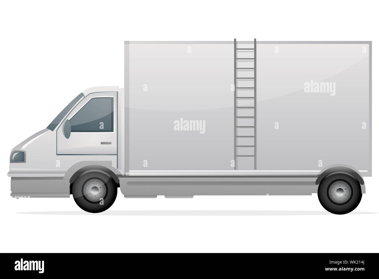 Delivery car icon editable Cut Out Stock Images & Pictures - Alamy