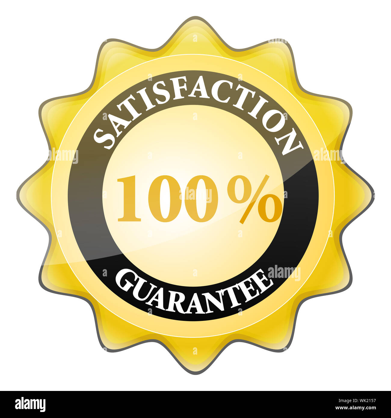 illustration of 100% satisfaction guaranteed sign Stock Photo - Alamy illustration of 100% satisfaction guaranteed sign Stock Photo - Alamy