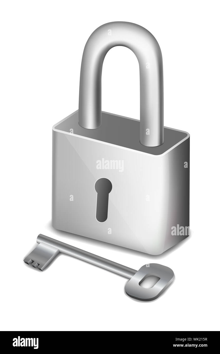Pad lock vector hi-res stock photography and images - Alamy