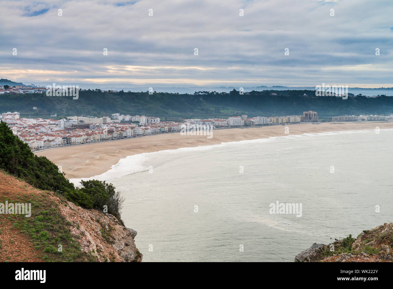 View nazare beach houses hi-res stock photography and images - Alamy