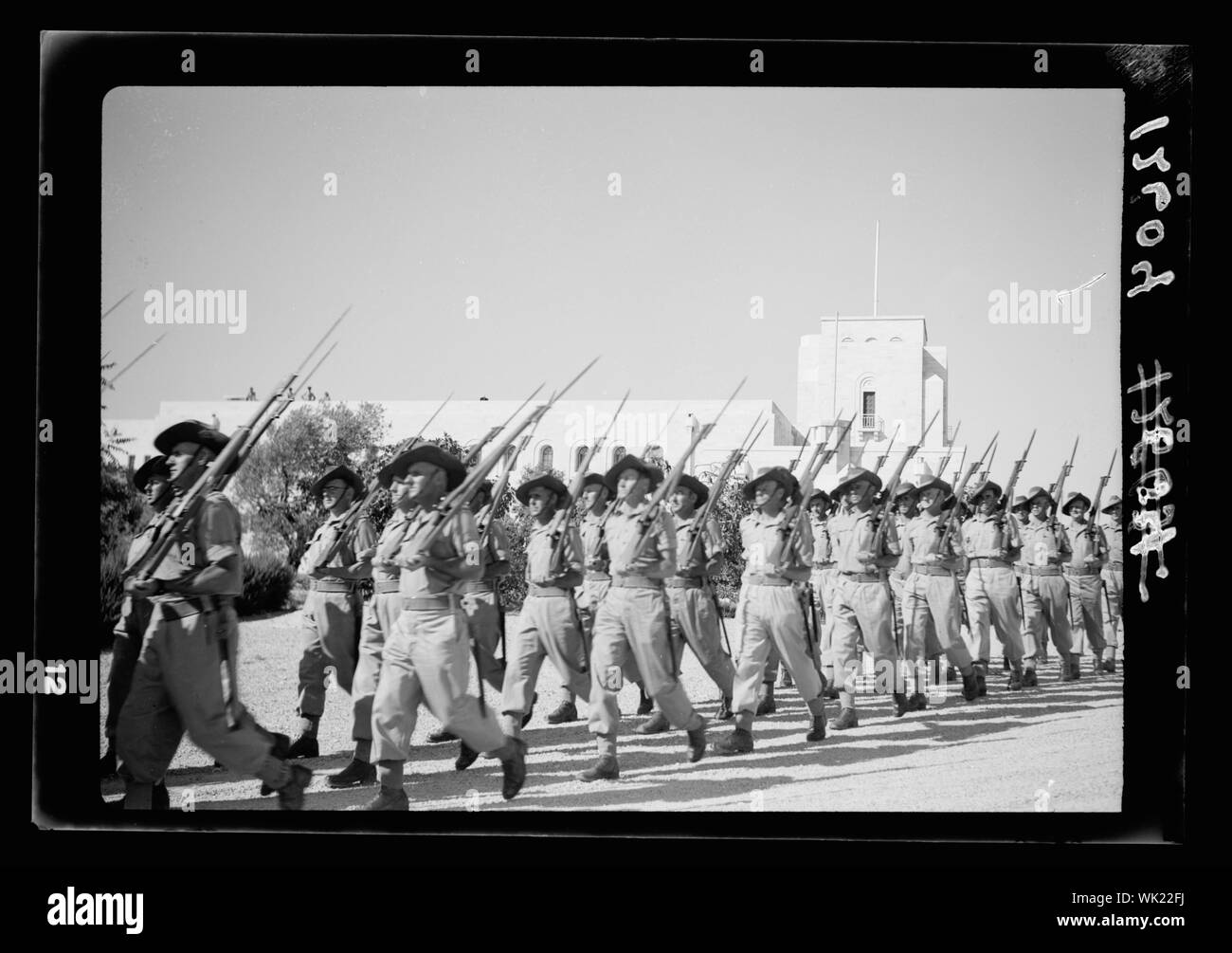 Inspection of Australian Guard of Honour at Government House by the ...
