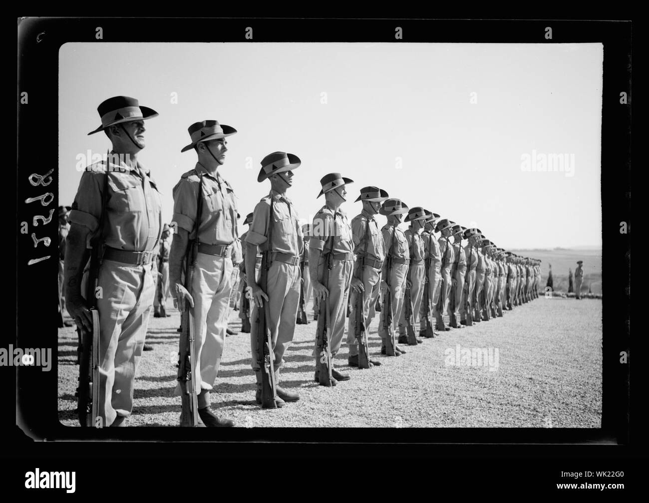 Inspection of Australian Guard of Honour at Government House by the ...