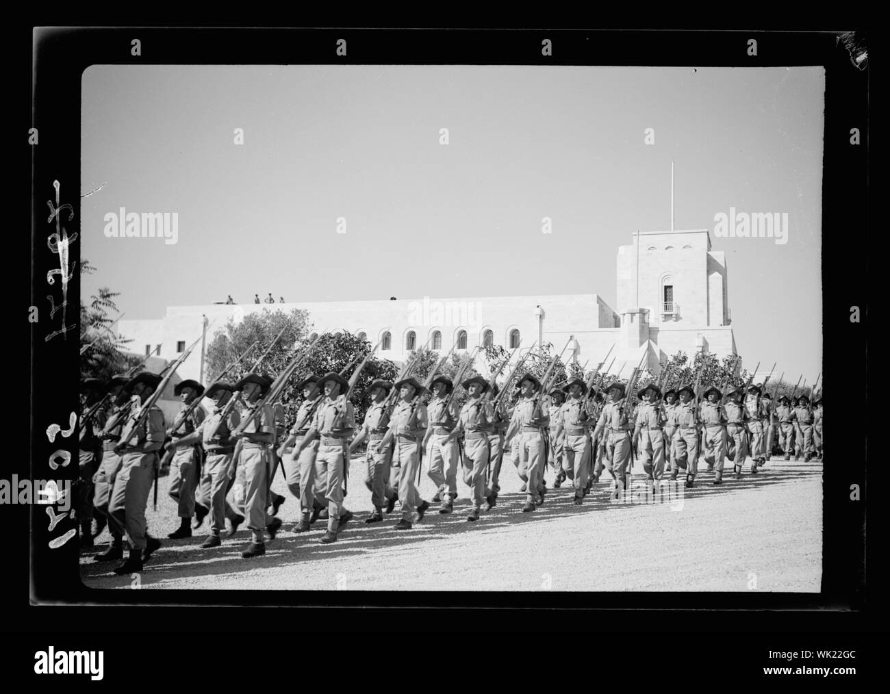 Inspection of Australian Guard of Honour at Government House by the ...