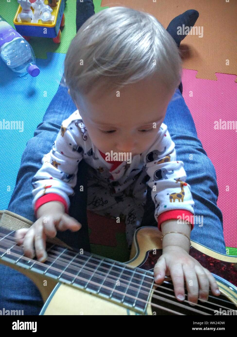 Baby Boy Guitar High Resolution Stock Photography and Images - Alamy