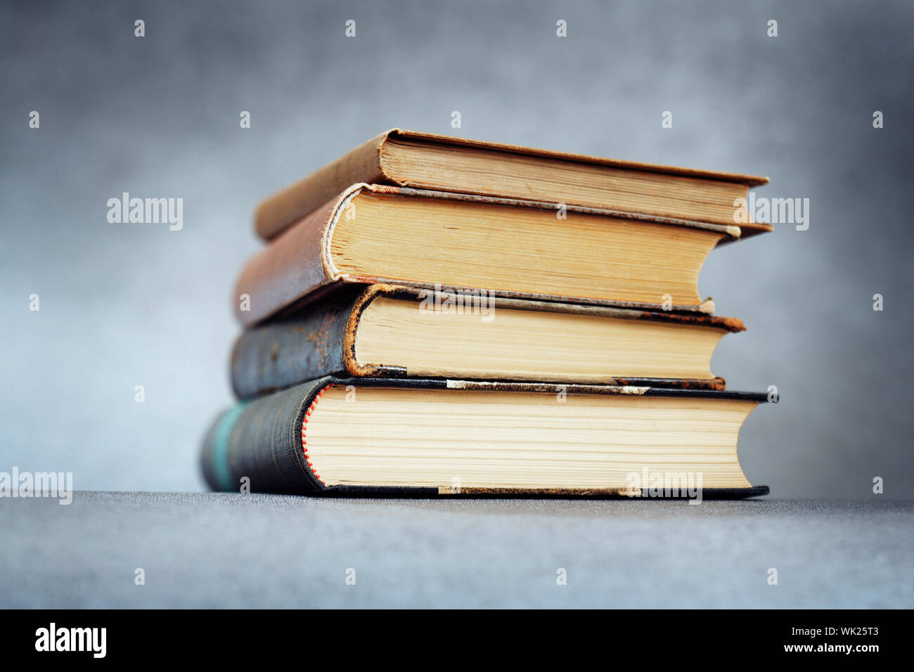 A Stack of old books Stock Photo - Alamy