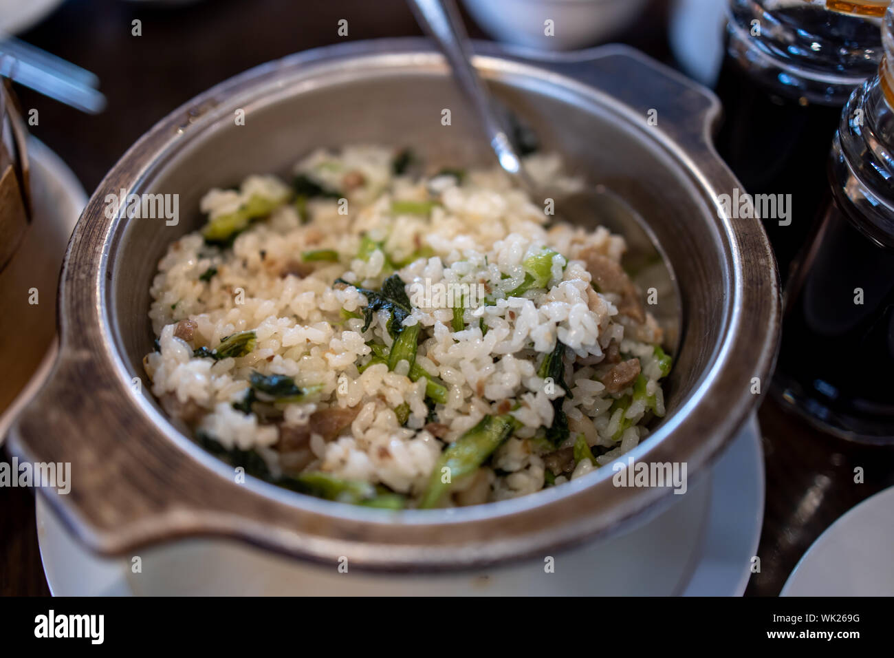 chinese steamed rice with pork and vegetable, Taipei, Taiwan Stock ...