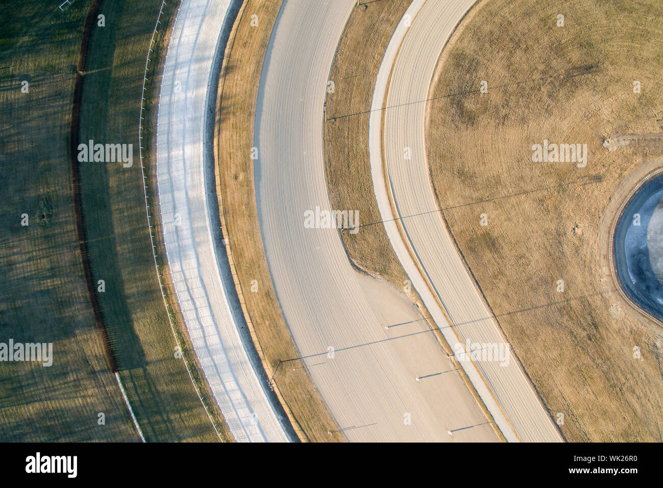 Horse race track aerial hi-res stock photography and images - Alamy