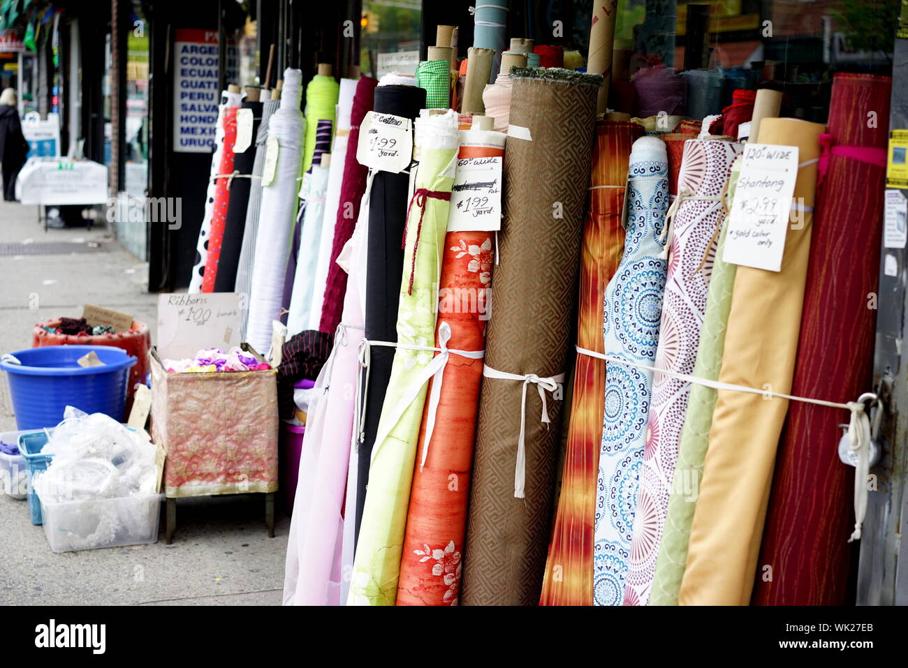Rolled Fabrics High Resolution Stock Photography and Images - Alamy