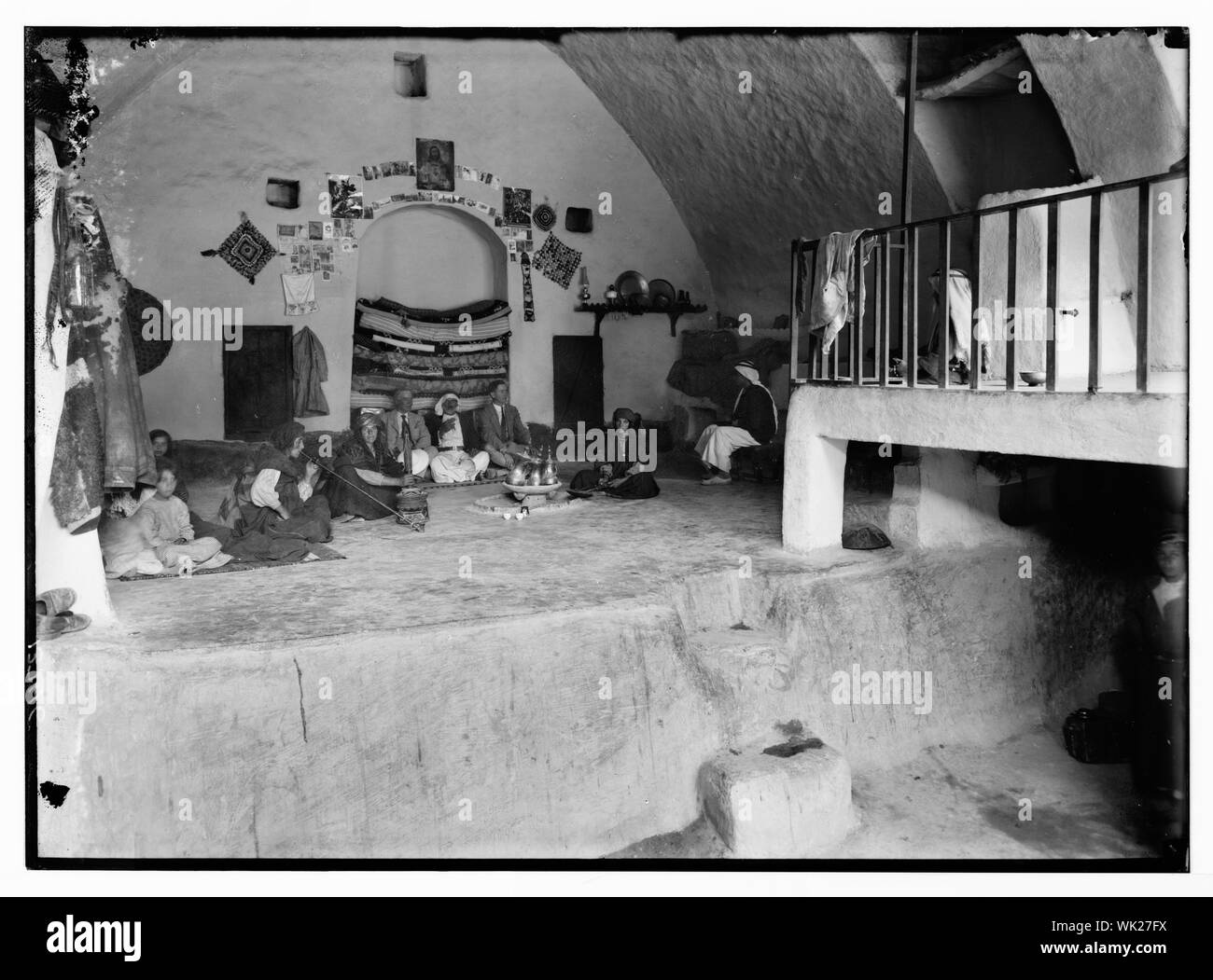 Interior of Arab Christian home Stock Photo - Alamy