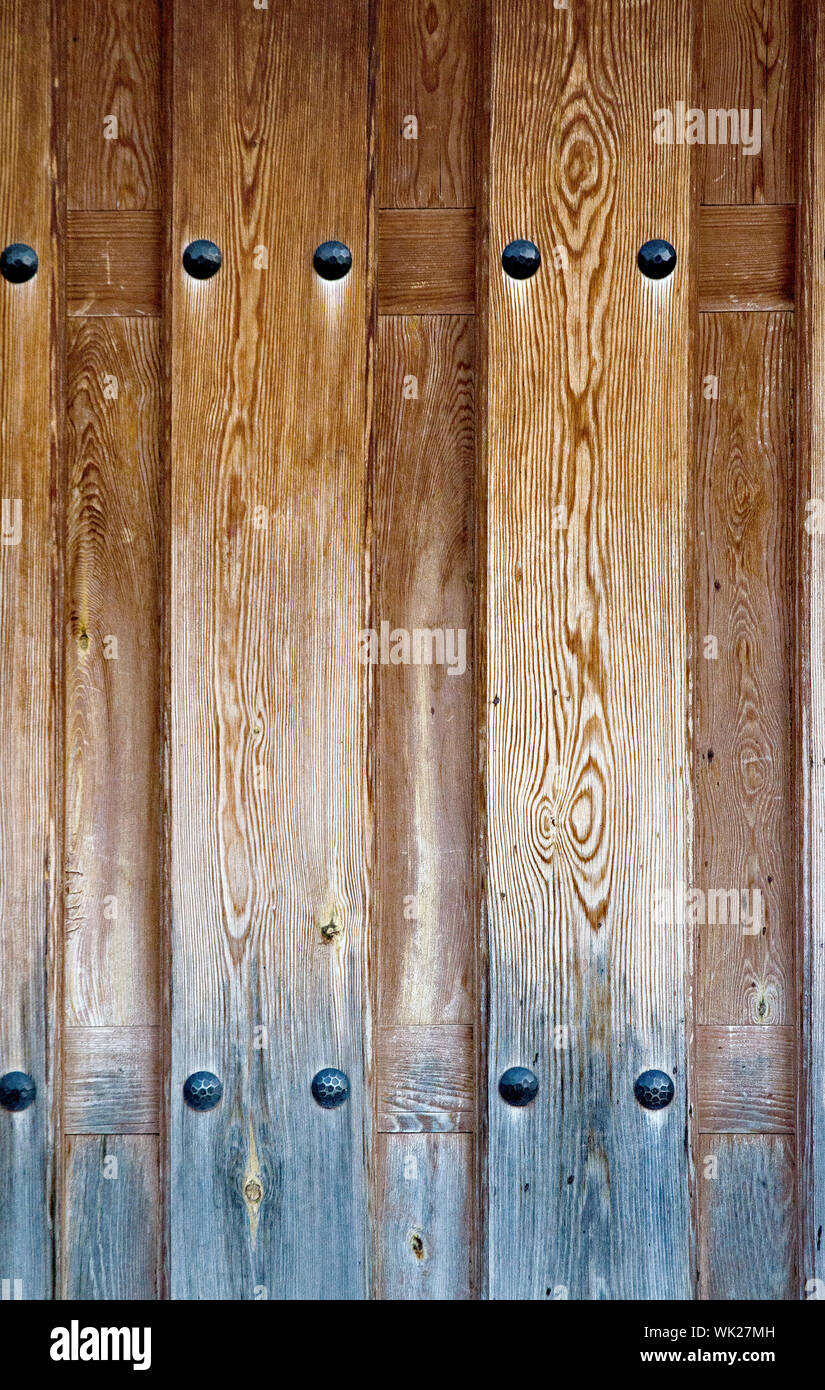 Weathered wooden door texture background Stock Photo - Alamy