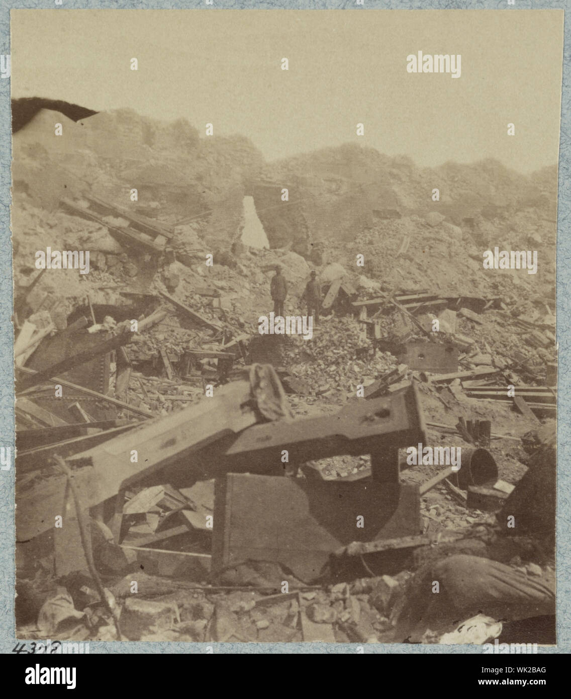 Interior Views of Fort Sumter, Charleston, S.C. taken by a Confederate ...