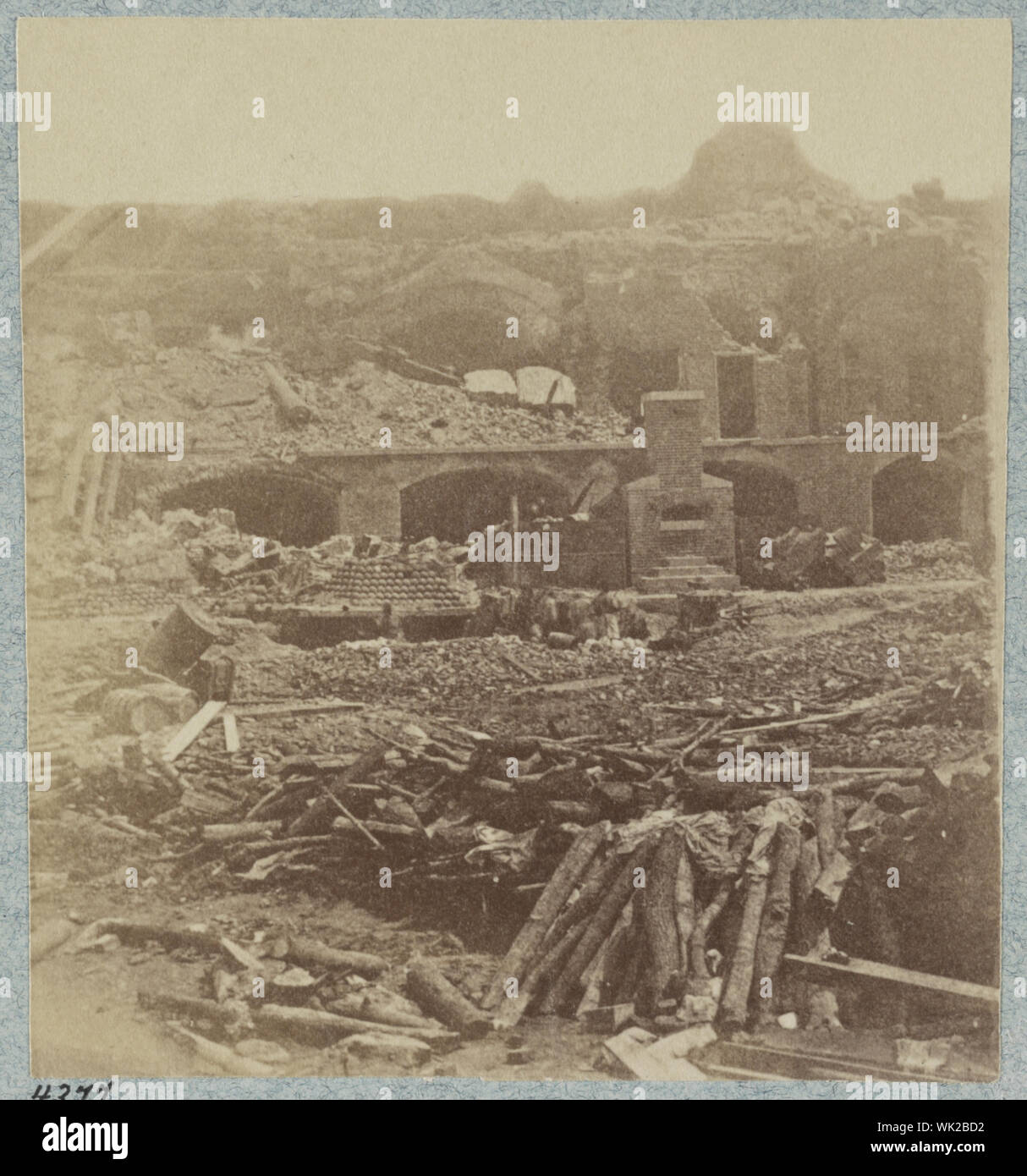 Interior Views of Fort Sumter, Charleston, S.C. taken by a Confederate ...