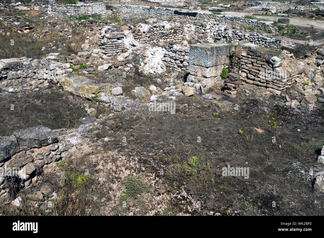 Ancient ruins in Dion, Greece Stock Photo - Alamy