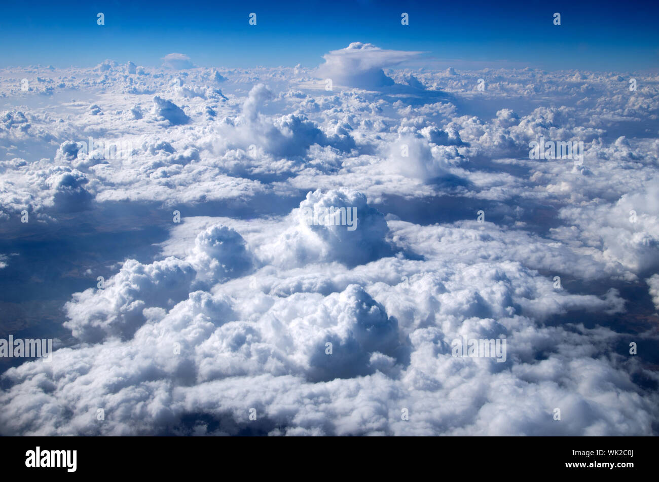 Aerial sky and clouds background Stock Photo - Alamy
