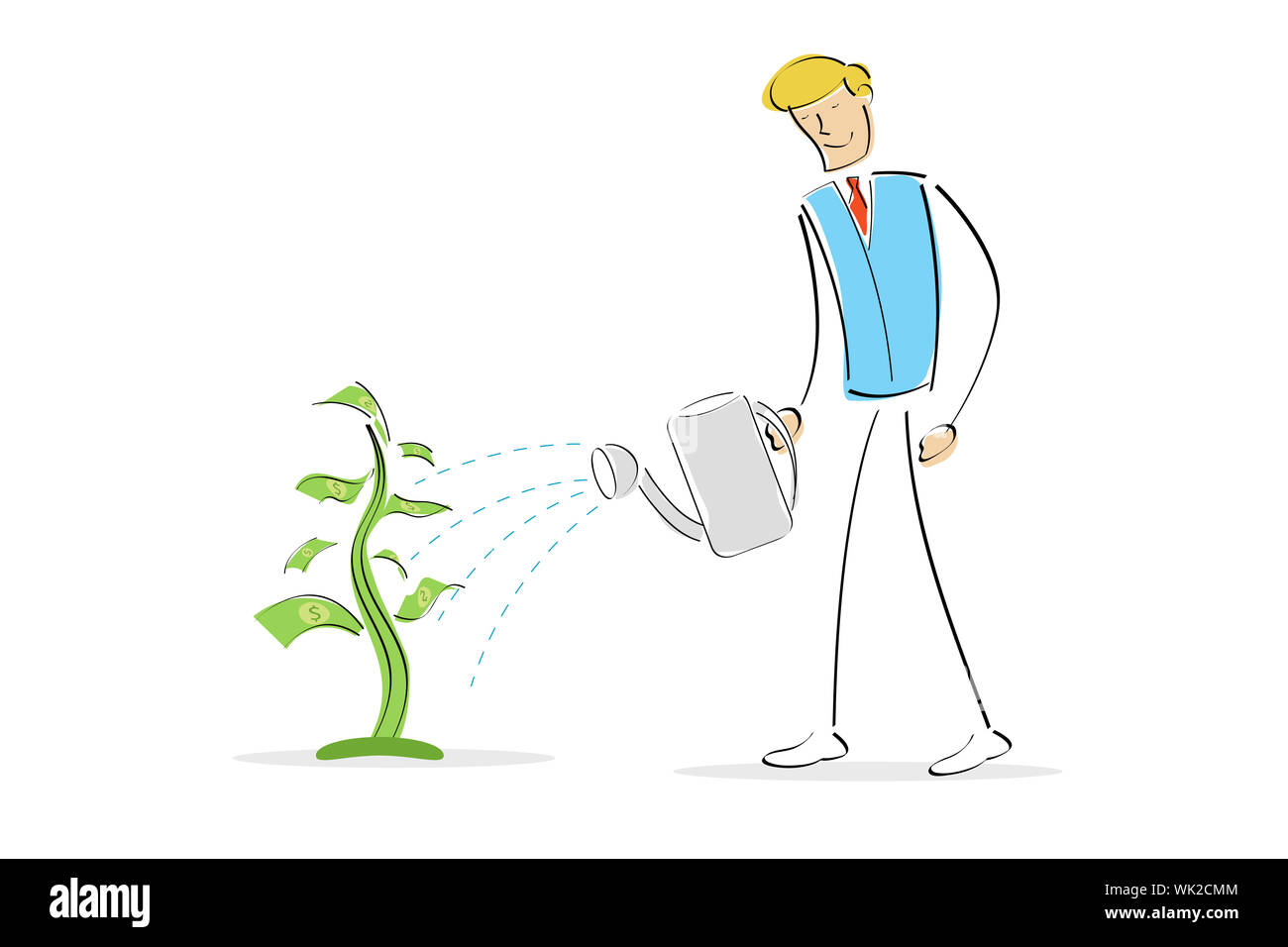 Illustration farmer farm worker Cut Out Stock Images & Pictures - Alamy