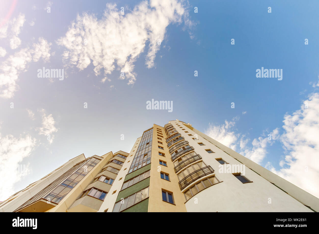 Apartment house multi storey building home skyscraper hi-res stock ...