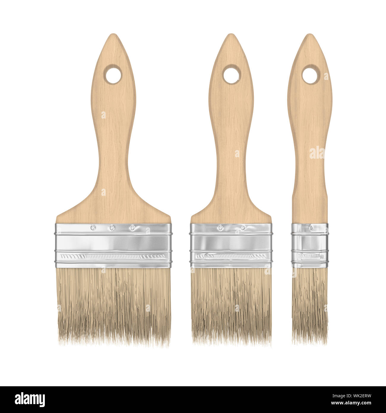 Paint Brush Isolated Stock Photo - Alamy