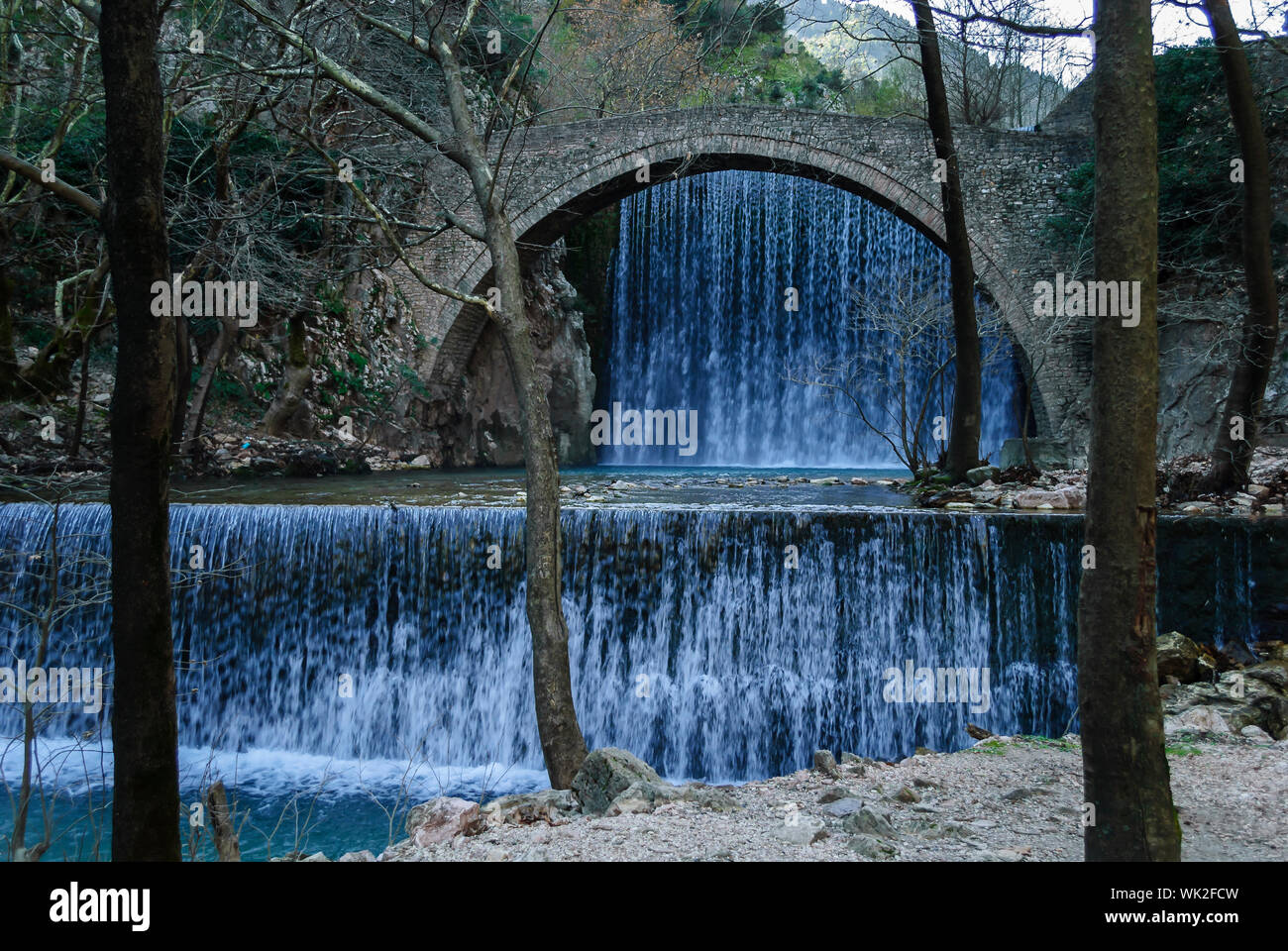 Built over waterfall hi-res stock photography and images - Alamy
