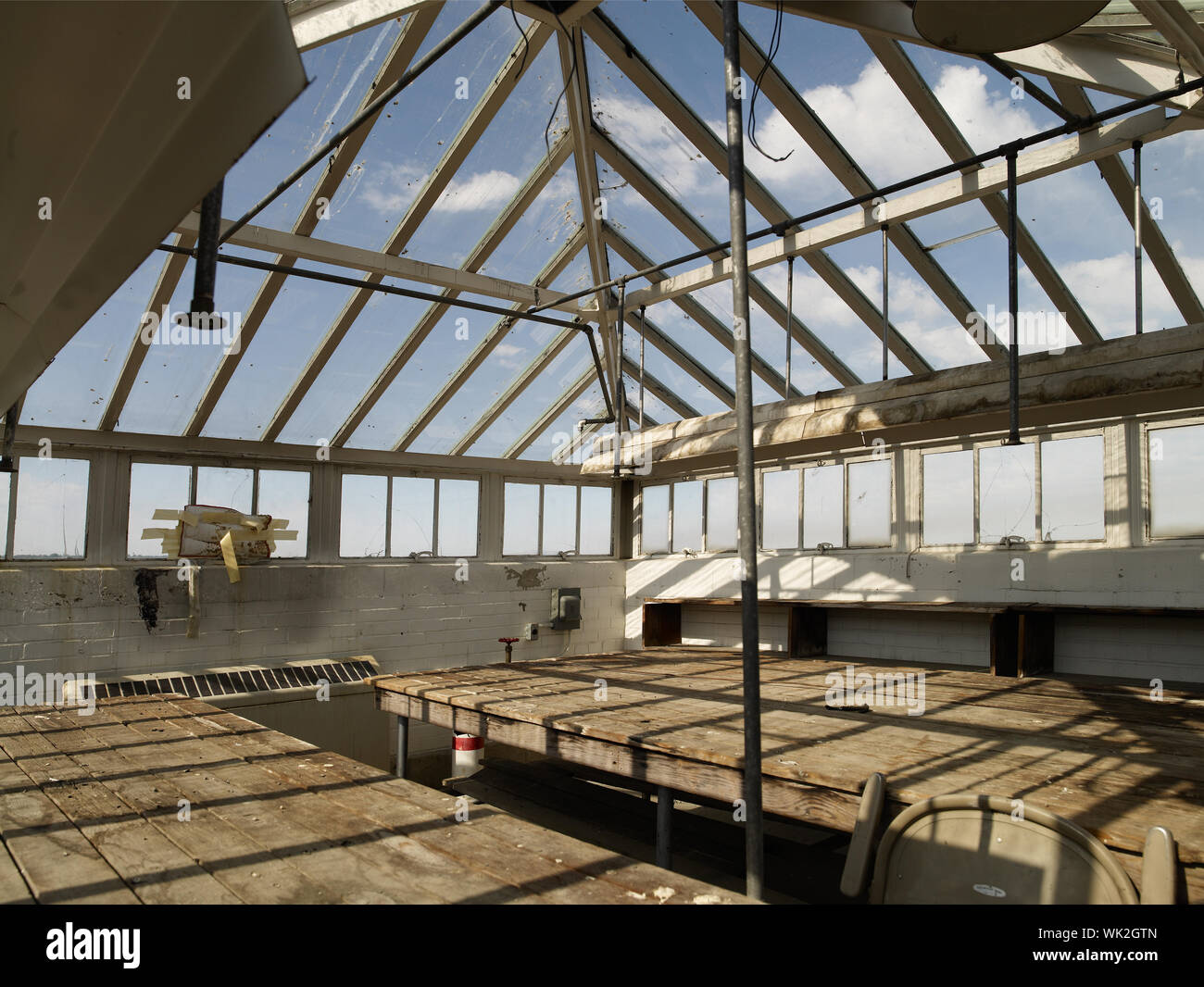 Interior greenhouse, Forest Service Building, Ogden, Utah Stock Photo ...