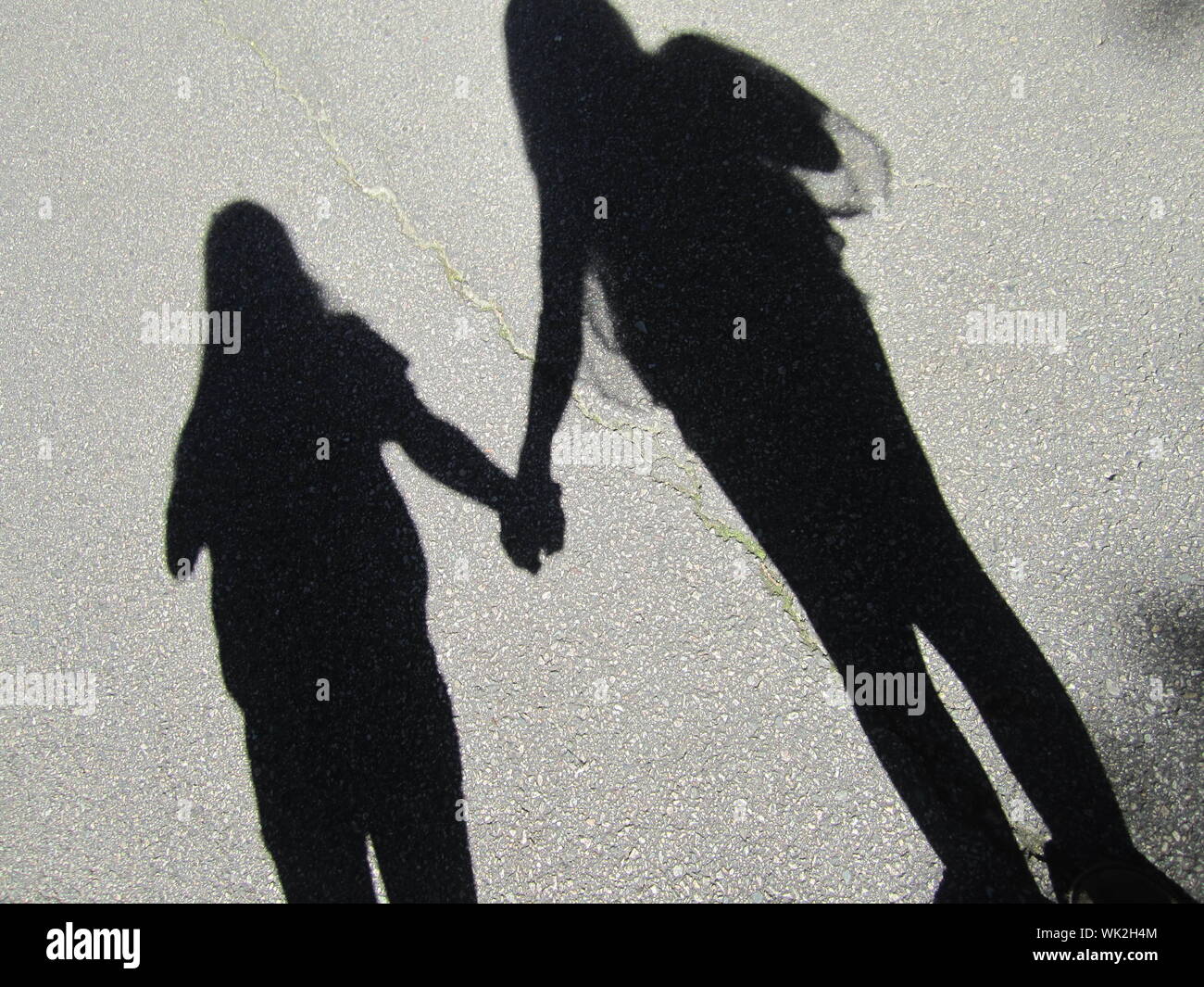 Female shadow street hi-res stock photography and images - Alamy