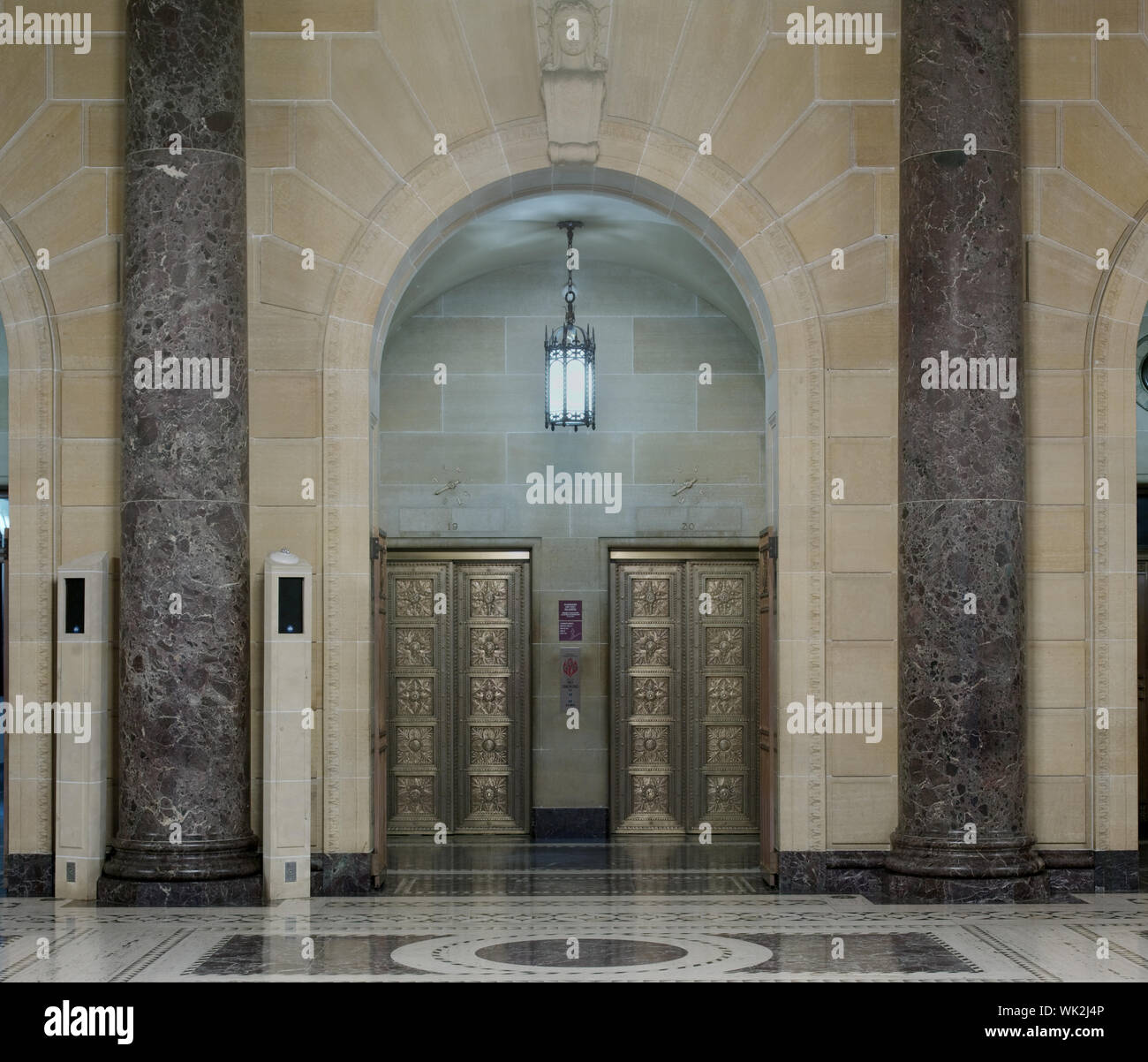 Interior lobby detail, United States Commerce building, Washington, D.C ...