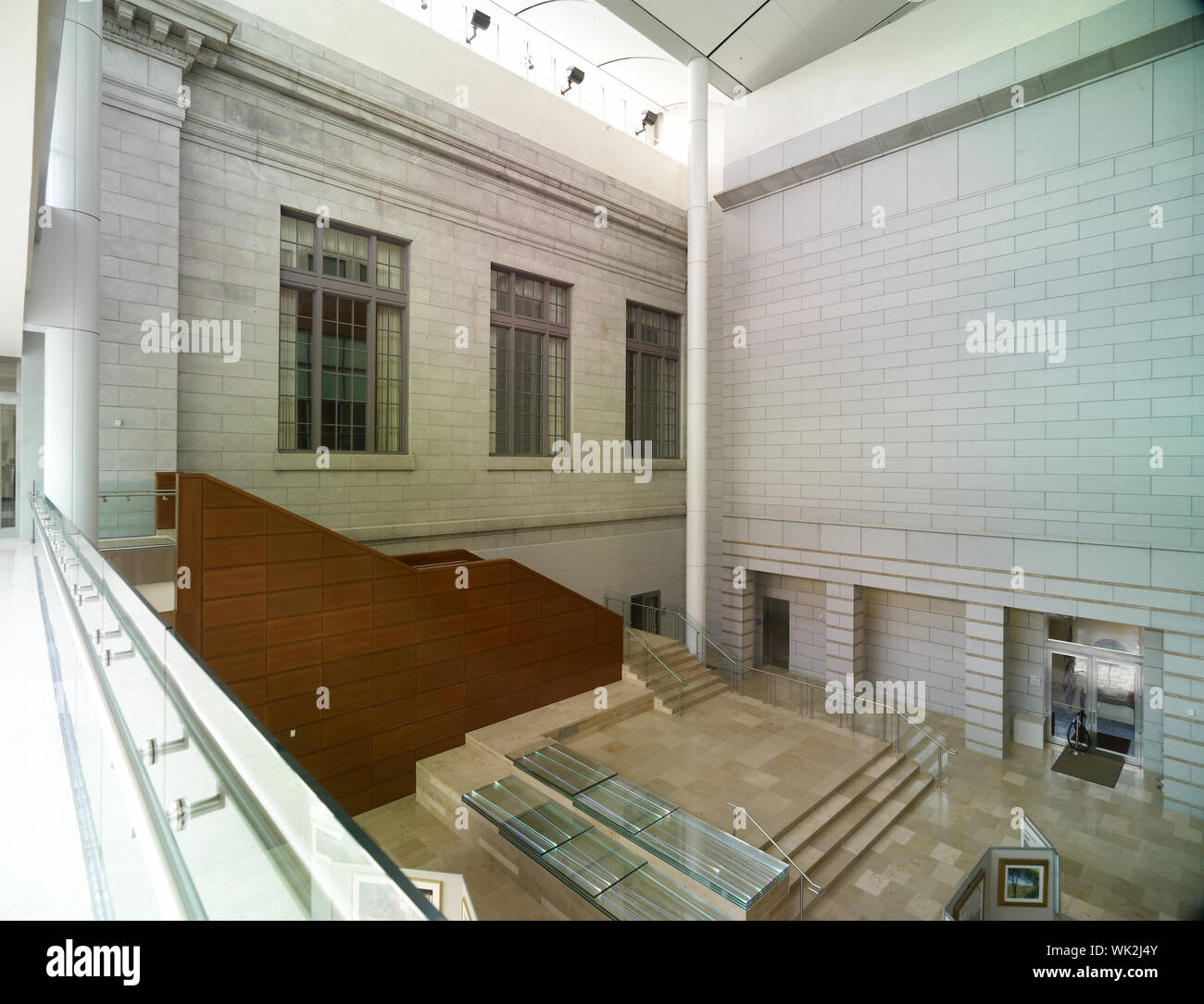 Interior lobby, Federal Building and U.S. Courthouse, Wheeling, West ...
