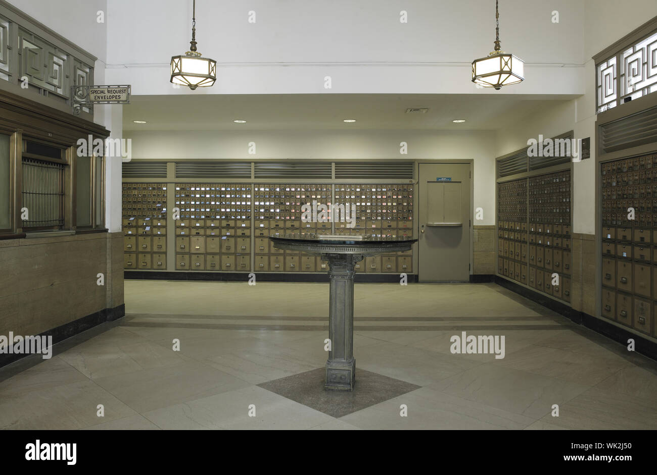 Interior lobby, John O. Pastore Federal Building, Providence, Rhode ...