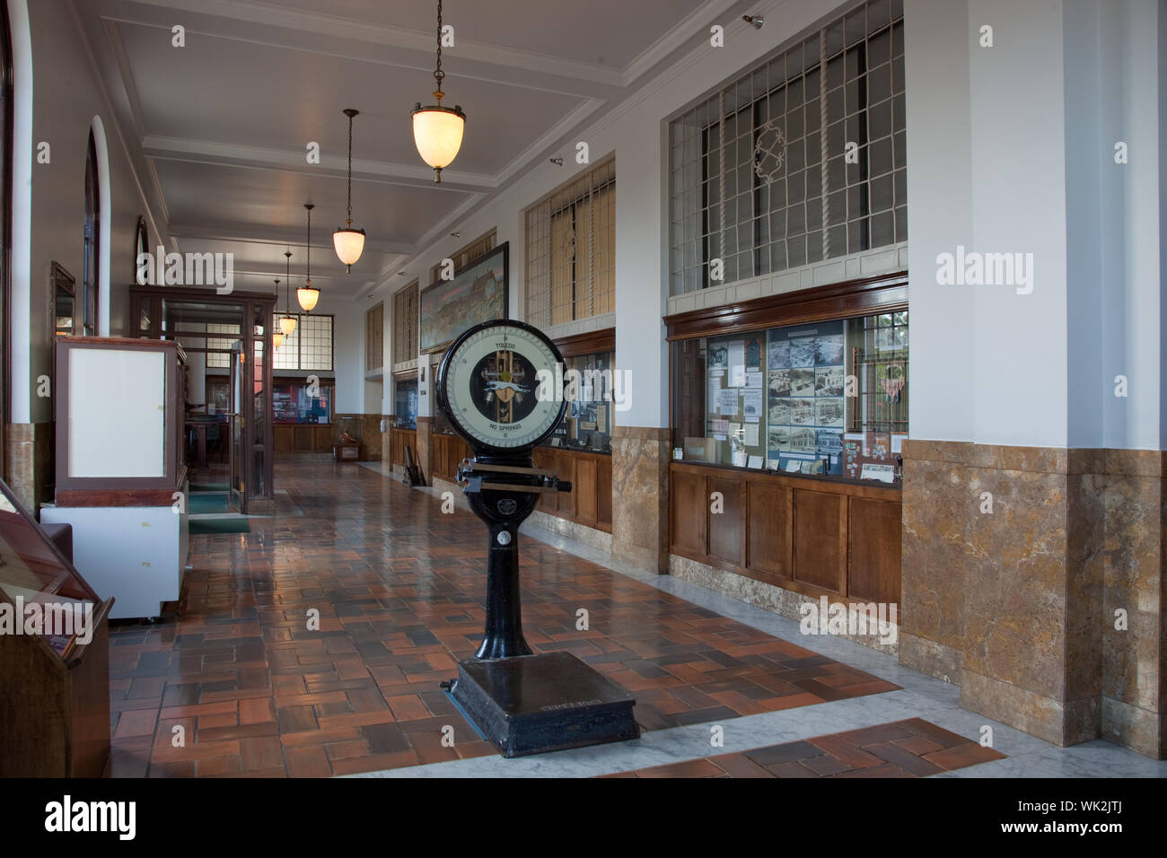 Interior lobby, Richard B. Anderson Federal Building, Port Angeles ...