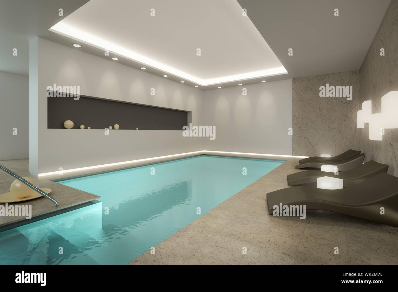 Spa interior 3d rendering hi-res stock photography and images - Alamy