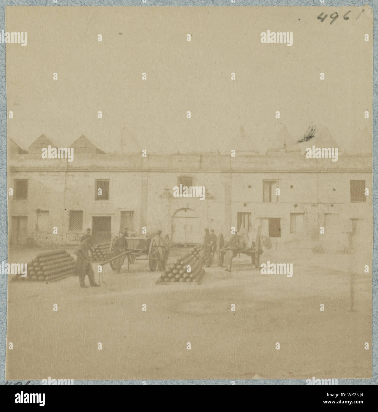 Interior of Fort Marion, Saint Augustine, Florida Abstract: Photograph ...