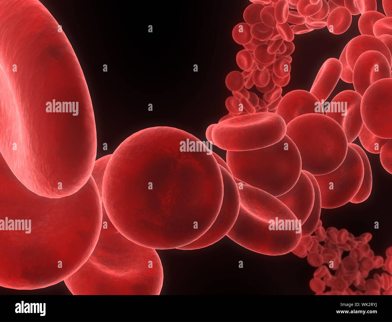 streaming blood cell Stock Photo - Alamy