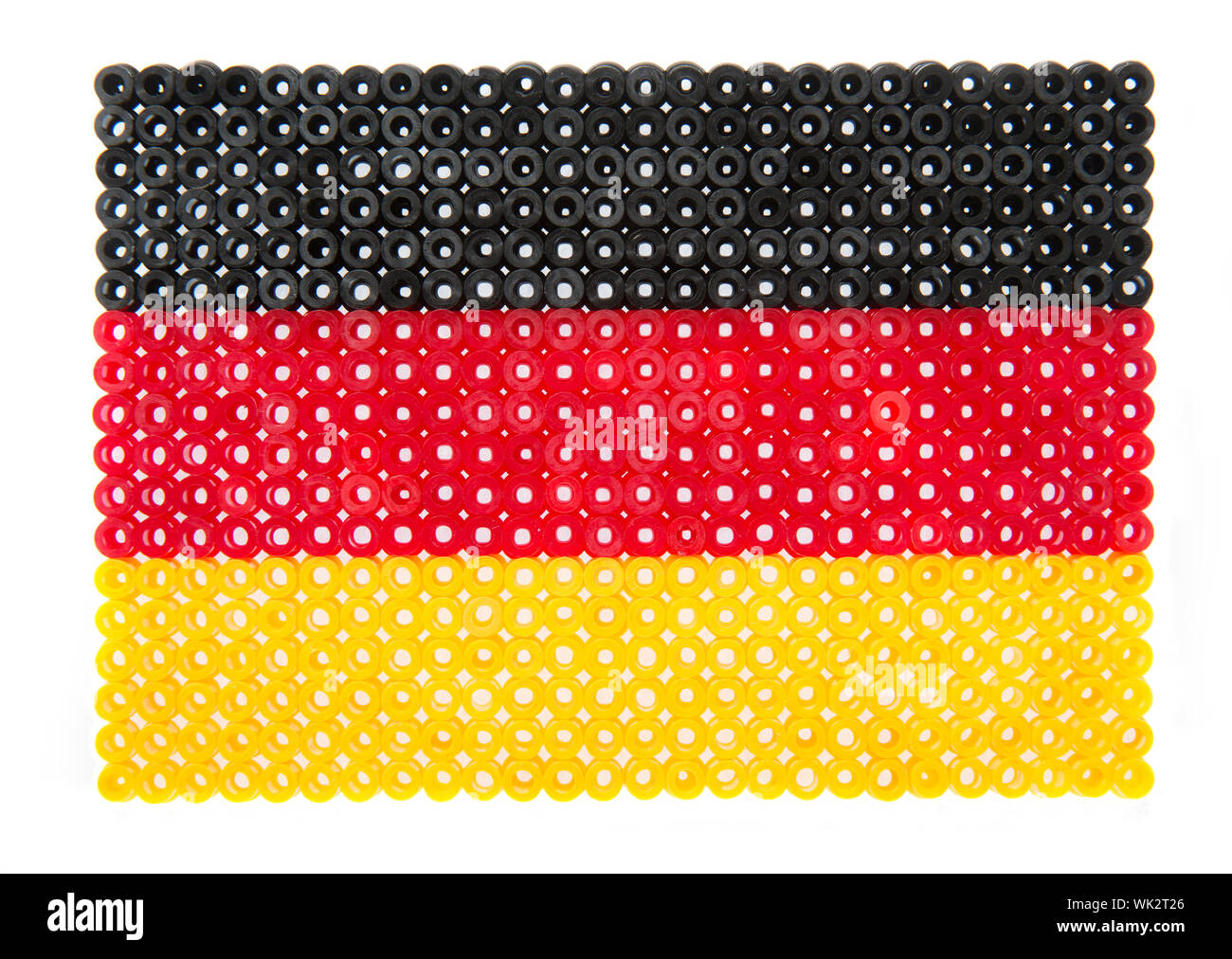 German Flag made of plastic pearls Stock Photo - Alamy