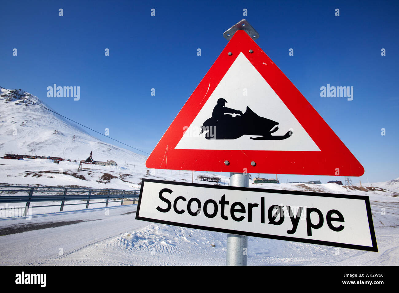 Snowmobile trail hi-res stock photography and images - Alamy