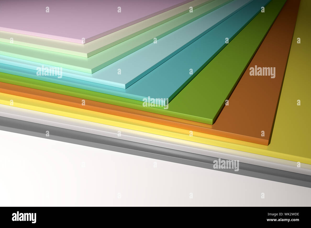 An image of some colorful plain chipboard Stock Photo - Alamy