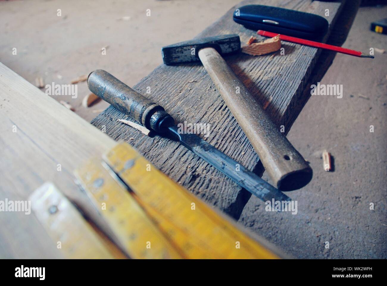 Wood chisel hi-res stock photography and images - Alamy