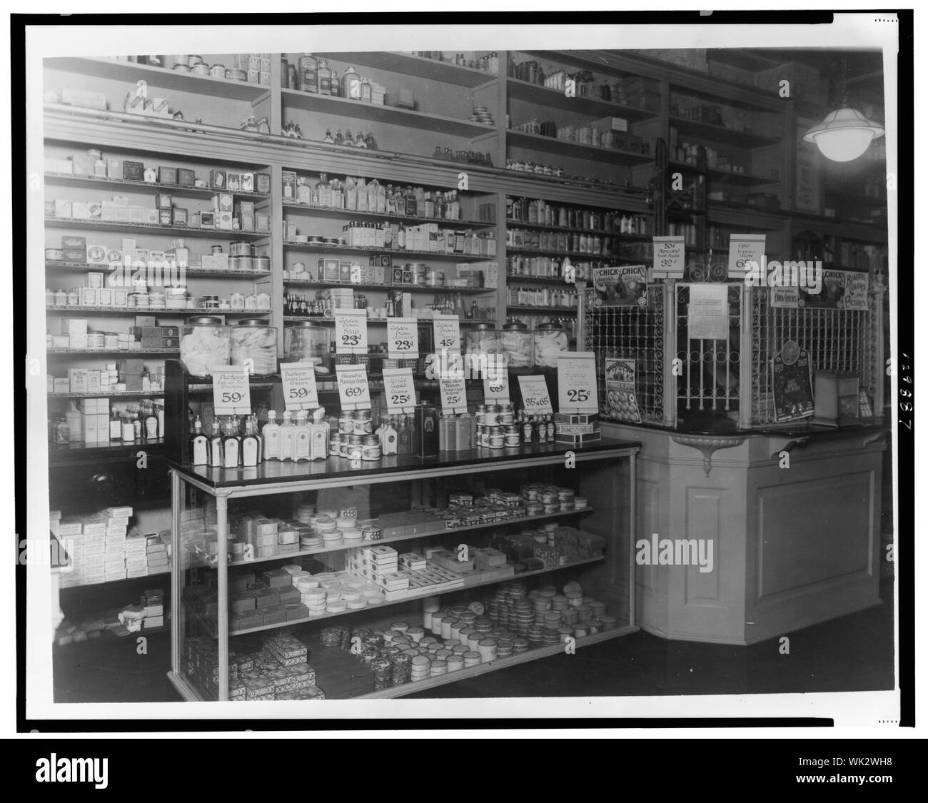 Interior of People's Drug Store, No. 9, 31st and M Streets, Washington ...