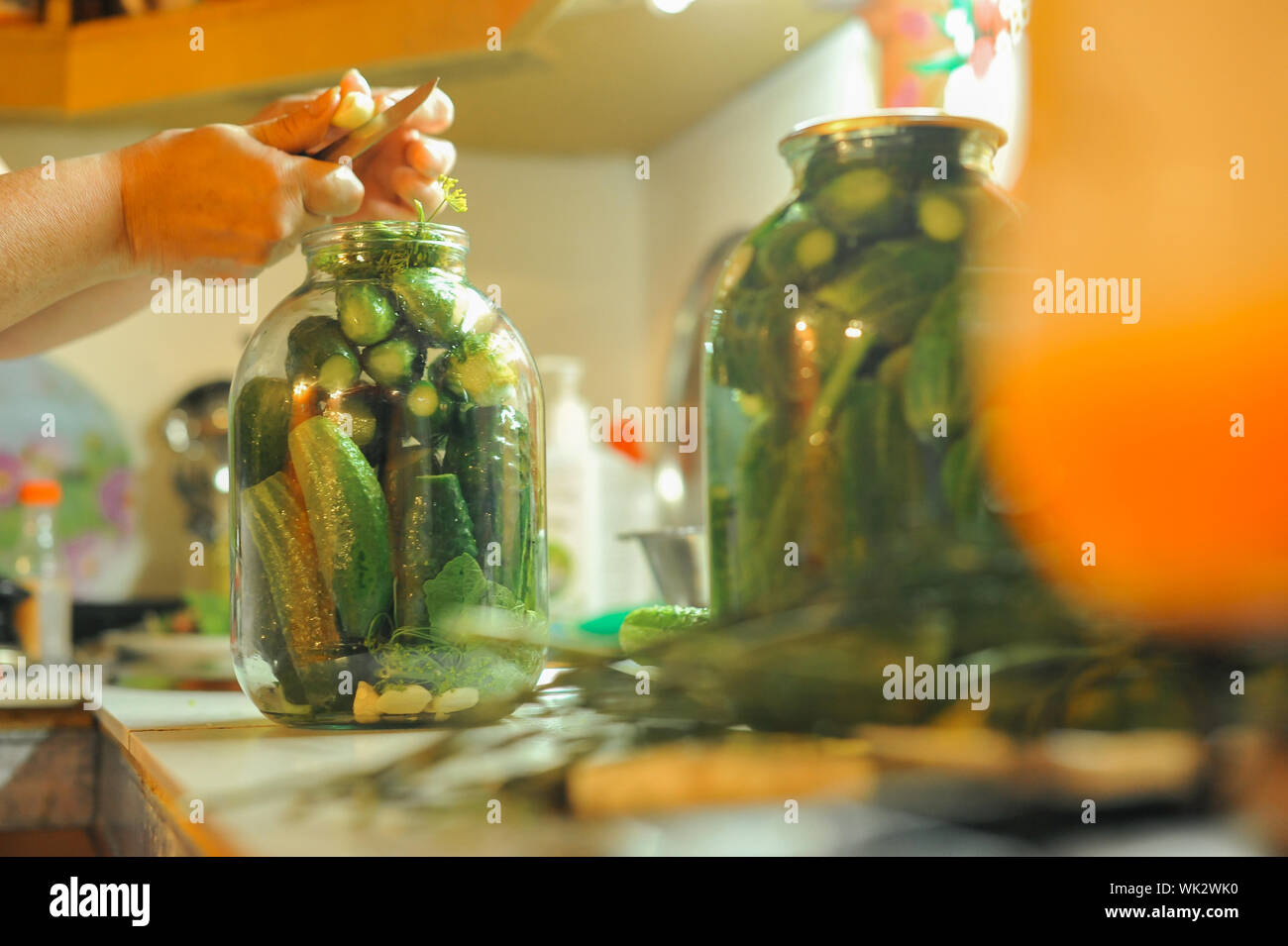 Filling jar hi-res stock photography and images - Alamy